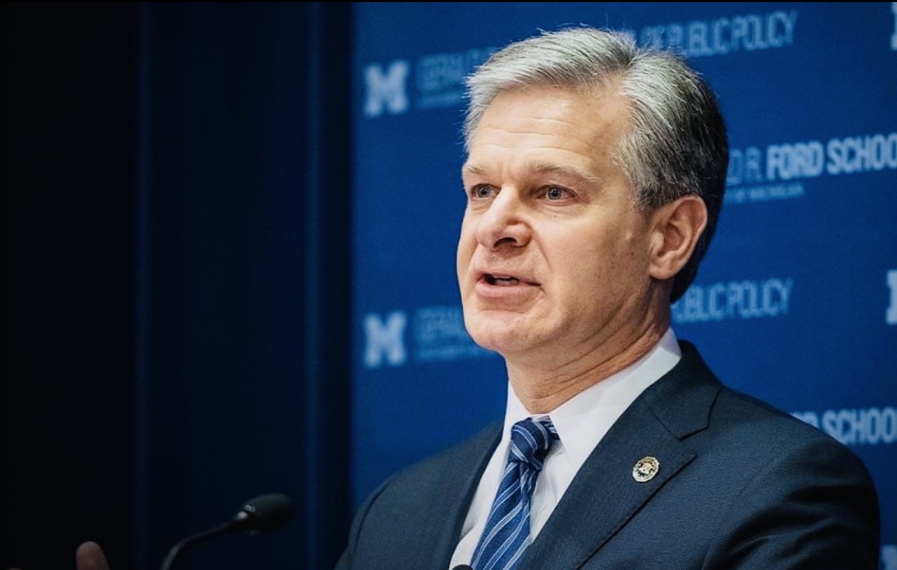 Today, #FBI Director Christopher Wray spoke to University of Michigan ...